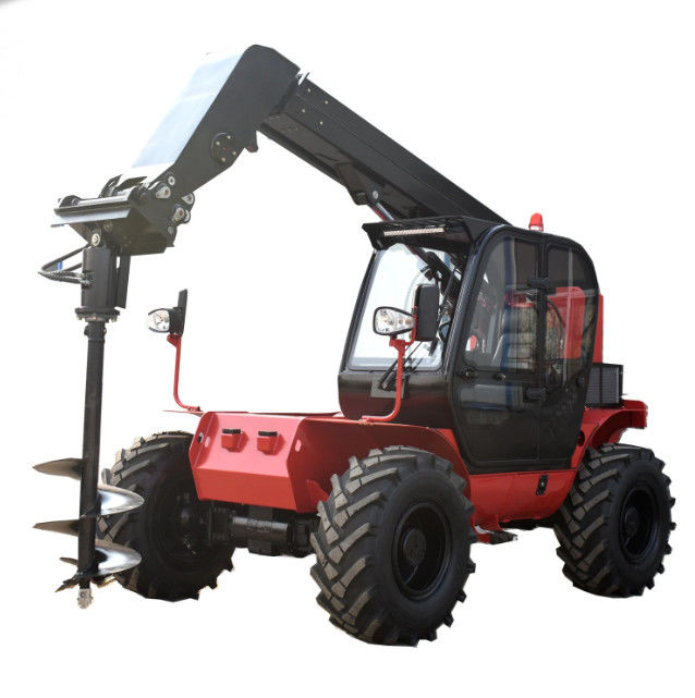 55~75kw Side Dump Bucket Telehandler Forklift Manitou 4X4 Telescopic ...