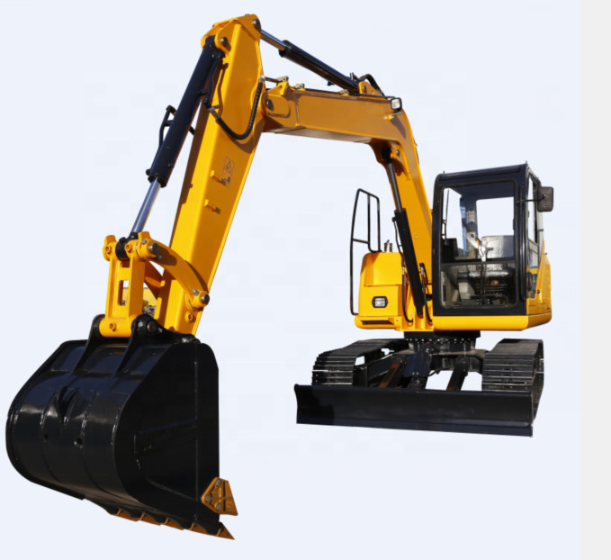 7500kg Mini Crawler Excavator 7.5 Ton Micro Digger Maximum Digging ...