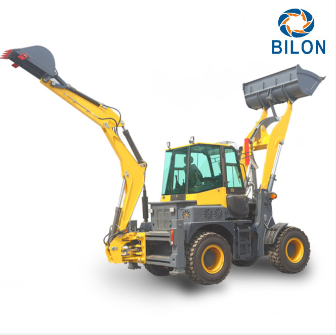 60-120HP Diesel Excavator Backhoe Loader Multi - Purpose 4 Wheel Drive