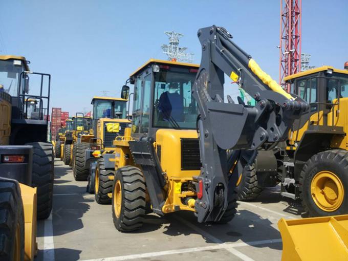 1.8T Compact Backhoe Loader 9500 Rated Load With Custom Color