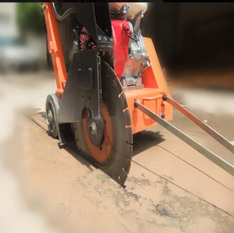 250mm Depth Pavement Cutting Machine Gasoline Type Asphalt Concrete Cutter