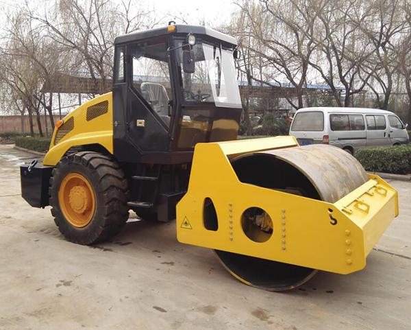 Heavy Duty Road Construction Tools 10 Ton Hydraulic Single Drum Road ...