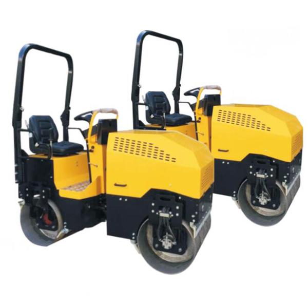 Self Propelled Vibratory Road Roller 4 Stroke 2 Tons Ride on Asphalt ...