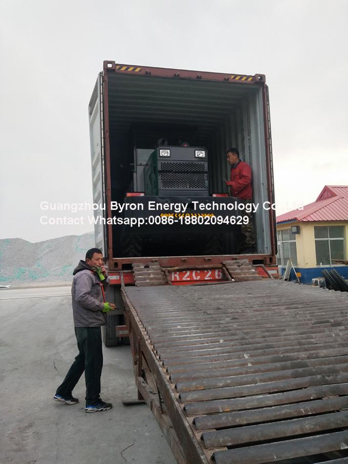 Green Front End Mini Wheel Loader With Quickhitach And Electric Floating