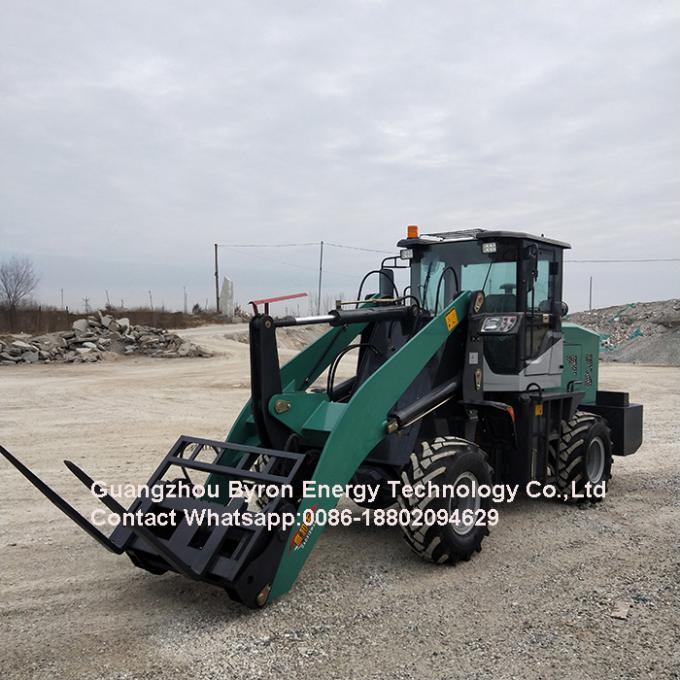 3200mm Dumping Height Mini Front Hydraulic Wheel Loader With Air ...