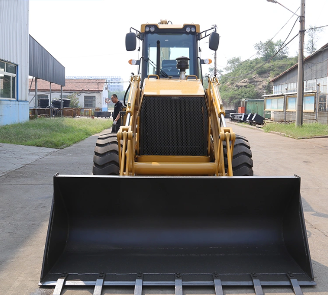75kw Front Discharge 2500 kg Hydraulic Backhoe Loader