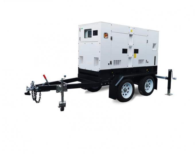 Dual Axle 500KVA Silent Diesel Generator Trailer For Industry Mine