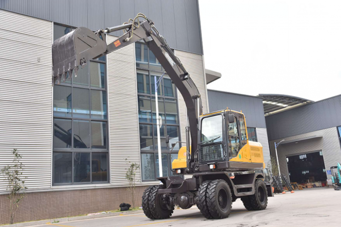 9 Ton 0.35CBM Bucket Road Builder Excavator Digger Machine